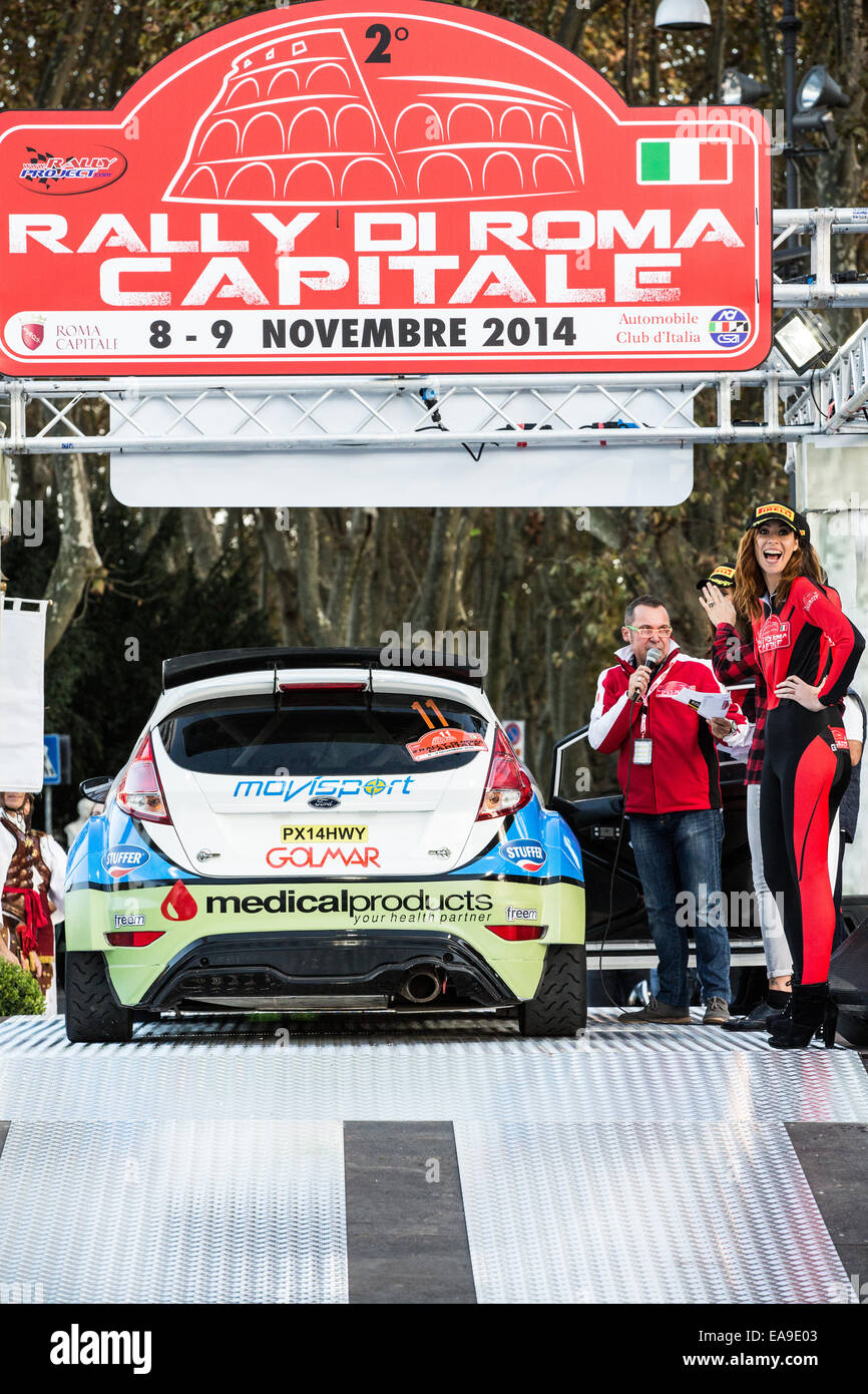 II Edition Rally di Roma Capitale Stock Photo - Alamy