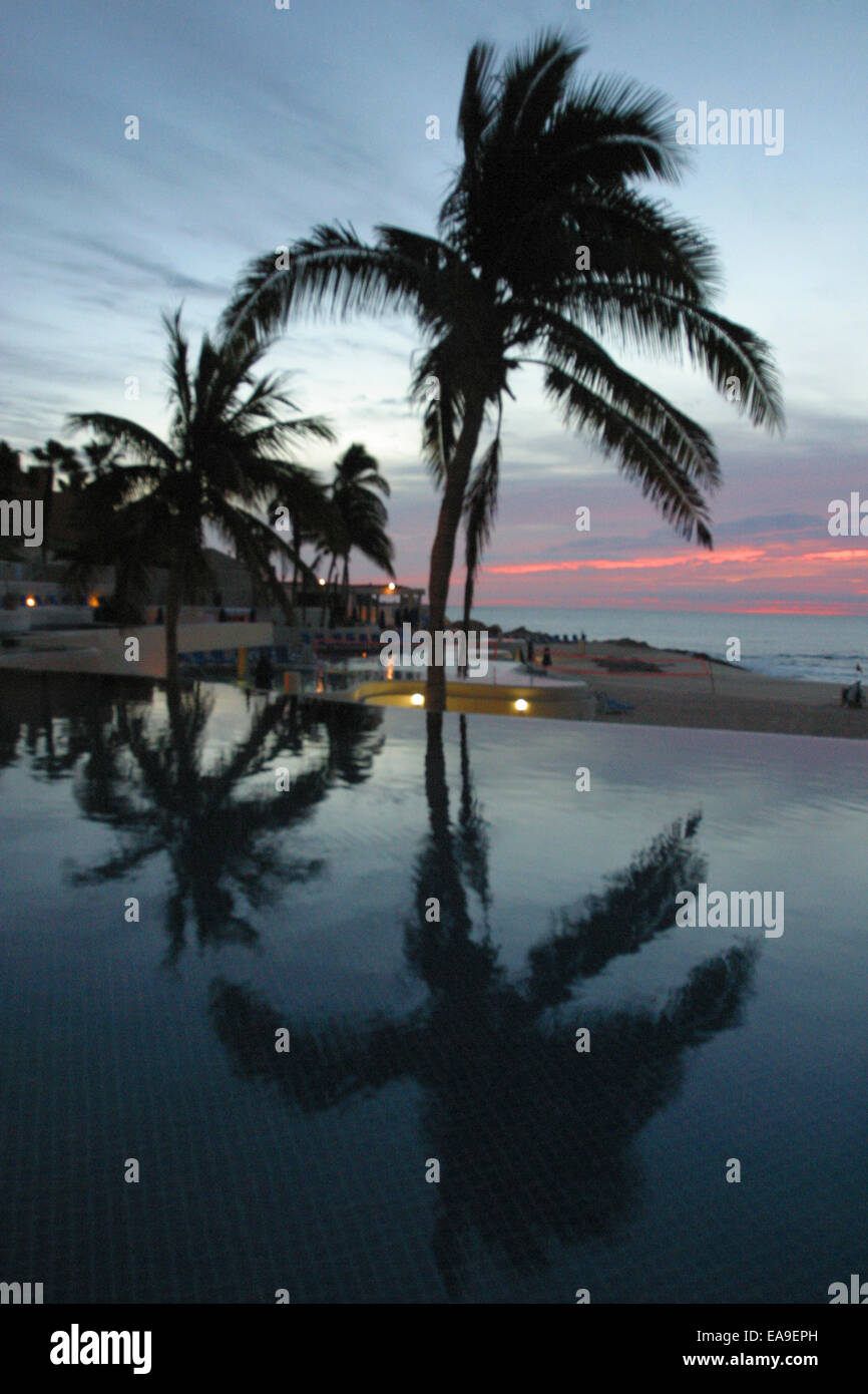 Sunset scene, Cabo San Lucas, Baja California, Mexico Stock Photo - Alamy