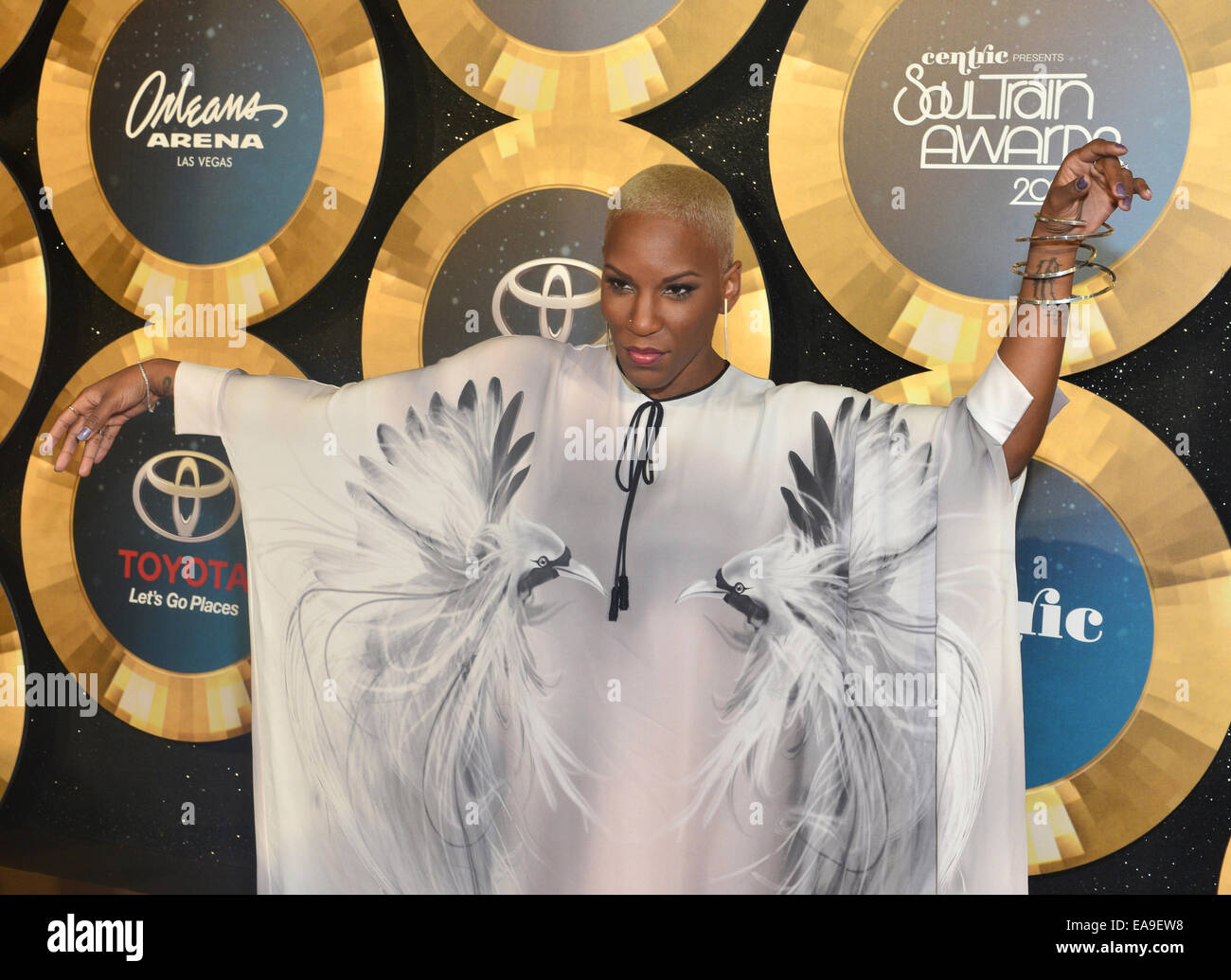 Singer Liv Warfield attends the 2014 Soul Train Music Awards at the ...