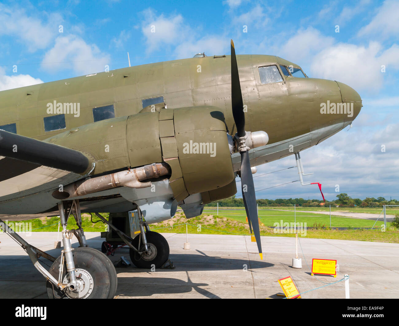 A Douglas Dakota IV C-47B-25-DK American military transport aircraft on ...