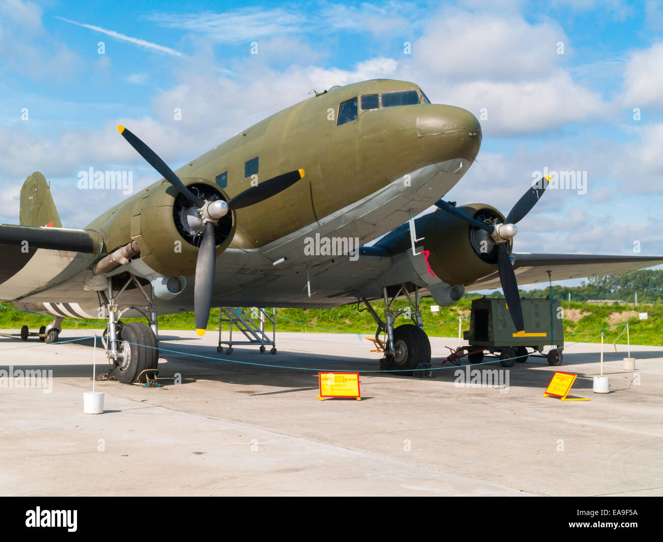 A Douglas Dakota IV C-47B-25-DK American military transport aircraft on ...