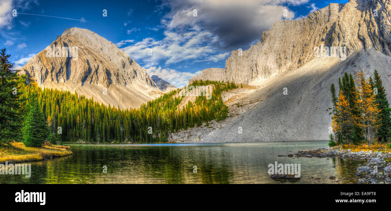 Scenic Landscapes of a high mountain lake, Chester Lake area of ...