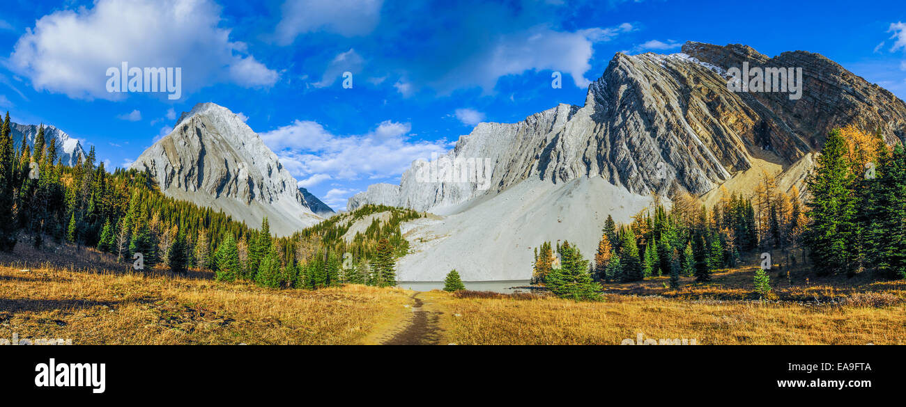 Scenic Landscapes of a high mountain lake, Chester Lake area of ...