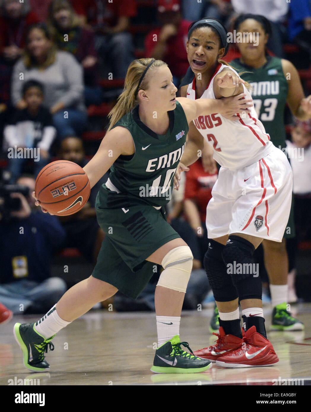 Usa. 9th Nov, 2014. SPORTS -- Eastern New Mexico University's Cassidy ...
