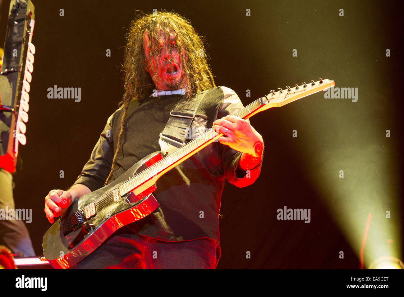 Madison, Wisconsin, USA. 8th Nov, 2014. Guitarist JAMES ''MUNKY ...