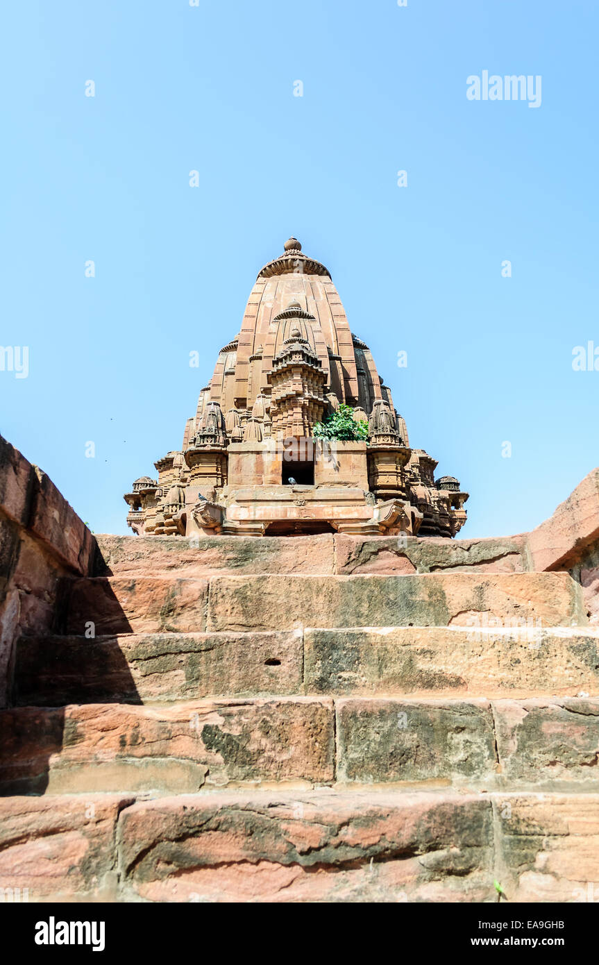 Ancient rock curved temples of Hindu Gods and godess at Mandor garden ...