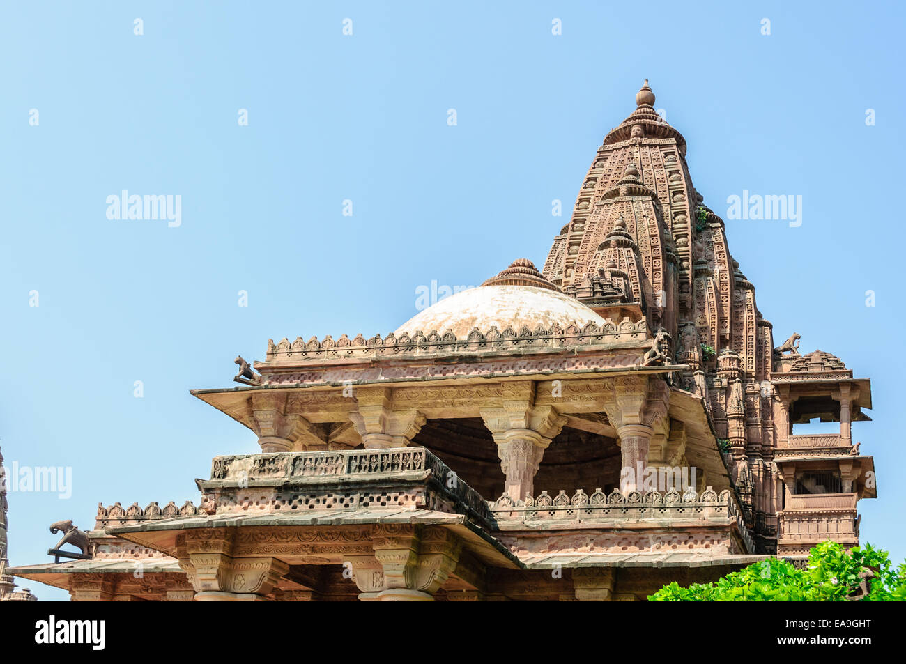 Ancient rock curved temples of Hindu Gods and godess at Mandor garden ...