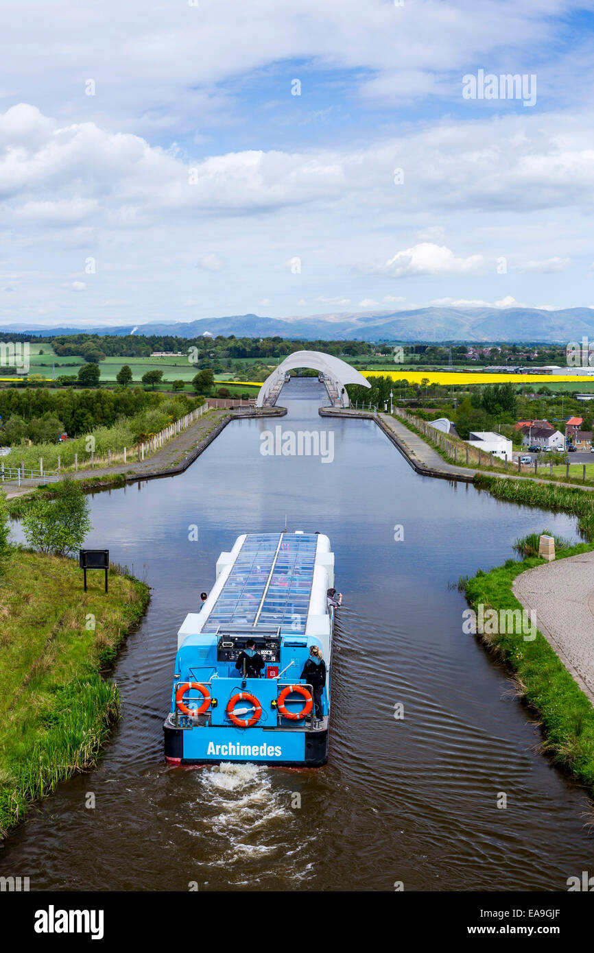 Union Canal above the Falkirk Wheel, Falkirk, Scotland Stock Photo - Alamy