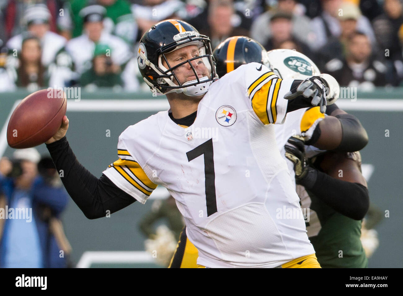 East Rutherford, New Jersey, USA. 09th Nov, 2014. Pittsburgh Steelers ...
