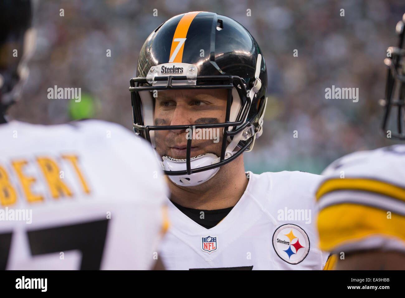 East Rutherford, New Jersey, USA. 09th Nov, 2014. Pittsburgh Steelers ...