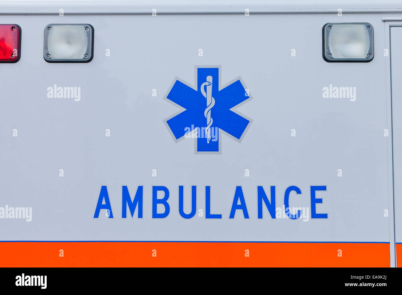 Star of Life ambulance symbol - USA Stock Photo - Alamy