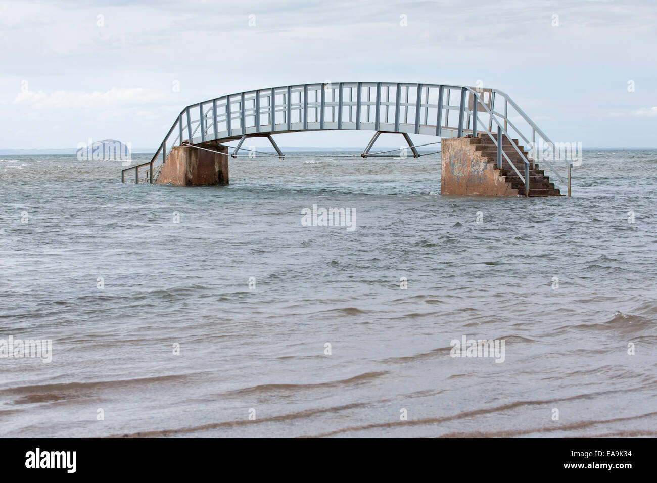 Belhaven bridge and Bass Rock, East Lothian, Scotland Stock Photo - Alamy