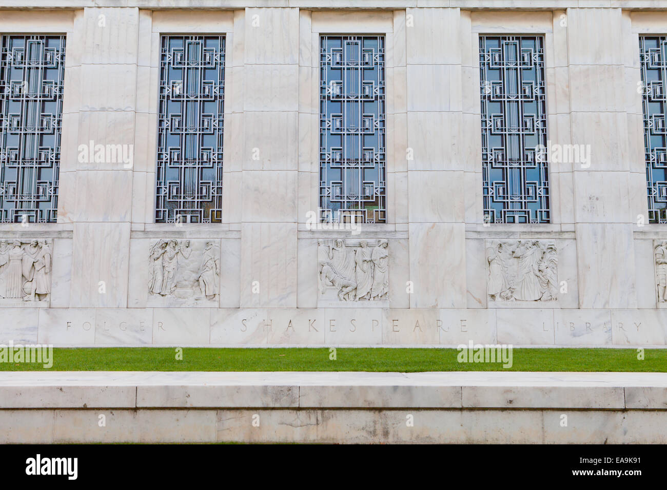 Folger Shakespeare Library exterior - Washington, DC USA Stock Photo ...