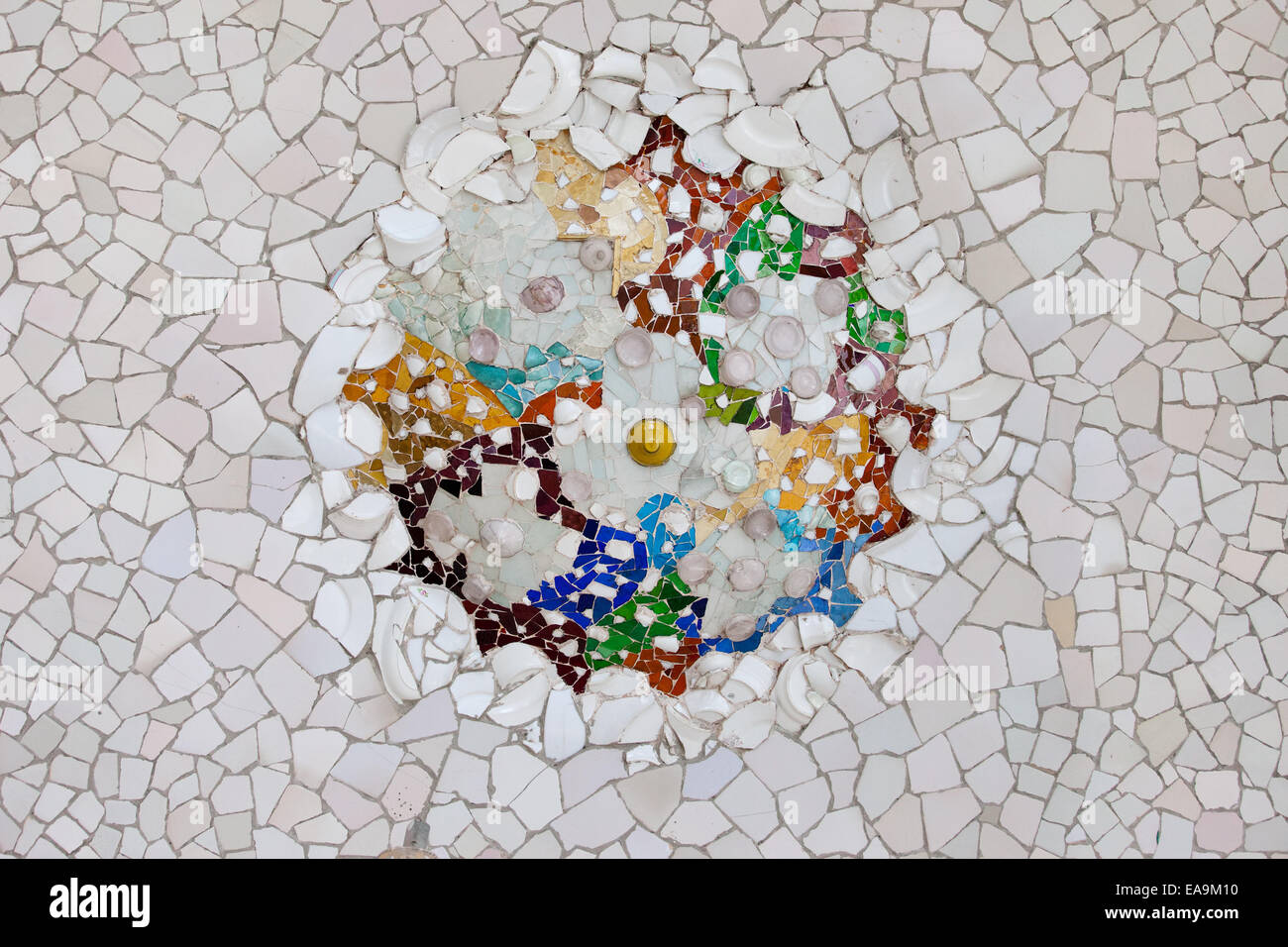 Mosaic work antoni gaudi on hi-res stock photography and images - Alamy