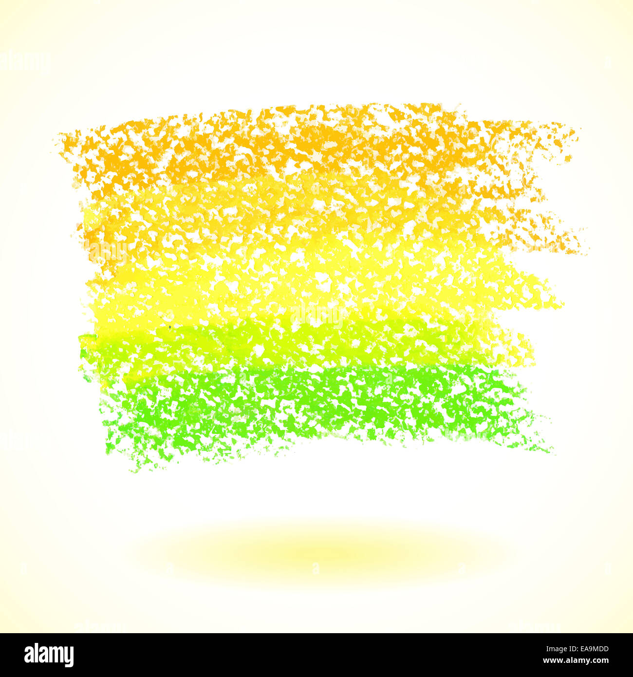 Yellow pastel crayon spot, isolated on white background Stock Photo - Alamy