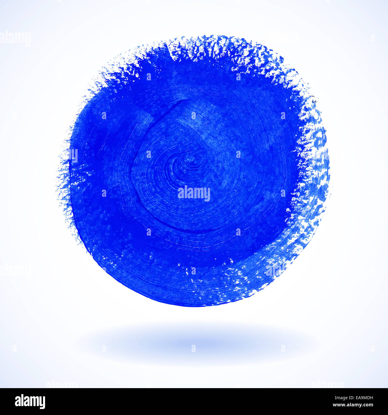 Blue Circle Watercolor Banner. Vector illustration Stock Photo - Alamy