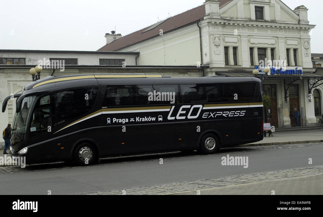 The corporation Leo Express starts new bus transport line Bohumin ...
