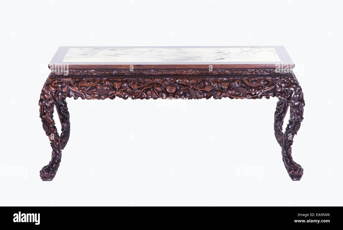 Chinese long table Stock Photo - Alamy