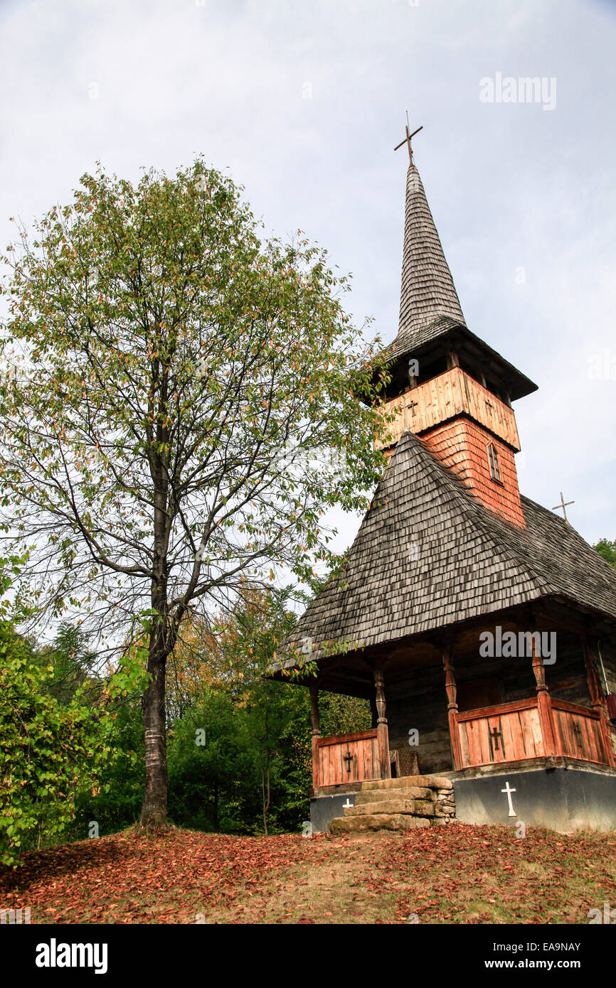 Wooden church Maramures County, Romania Stock Photo - Alamy