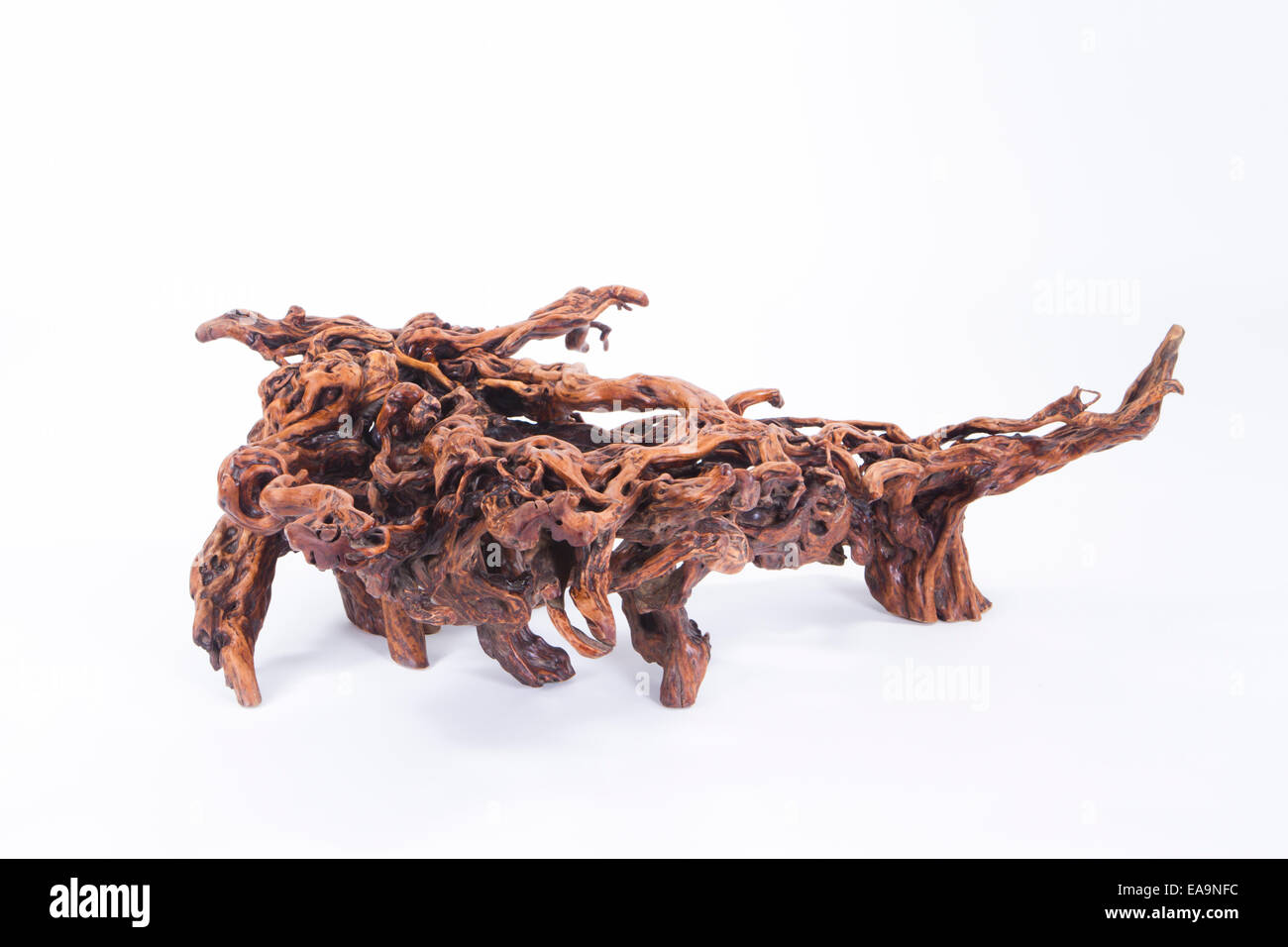 Tree root carving Cut Out Stock Images & Pictures - Alamy