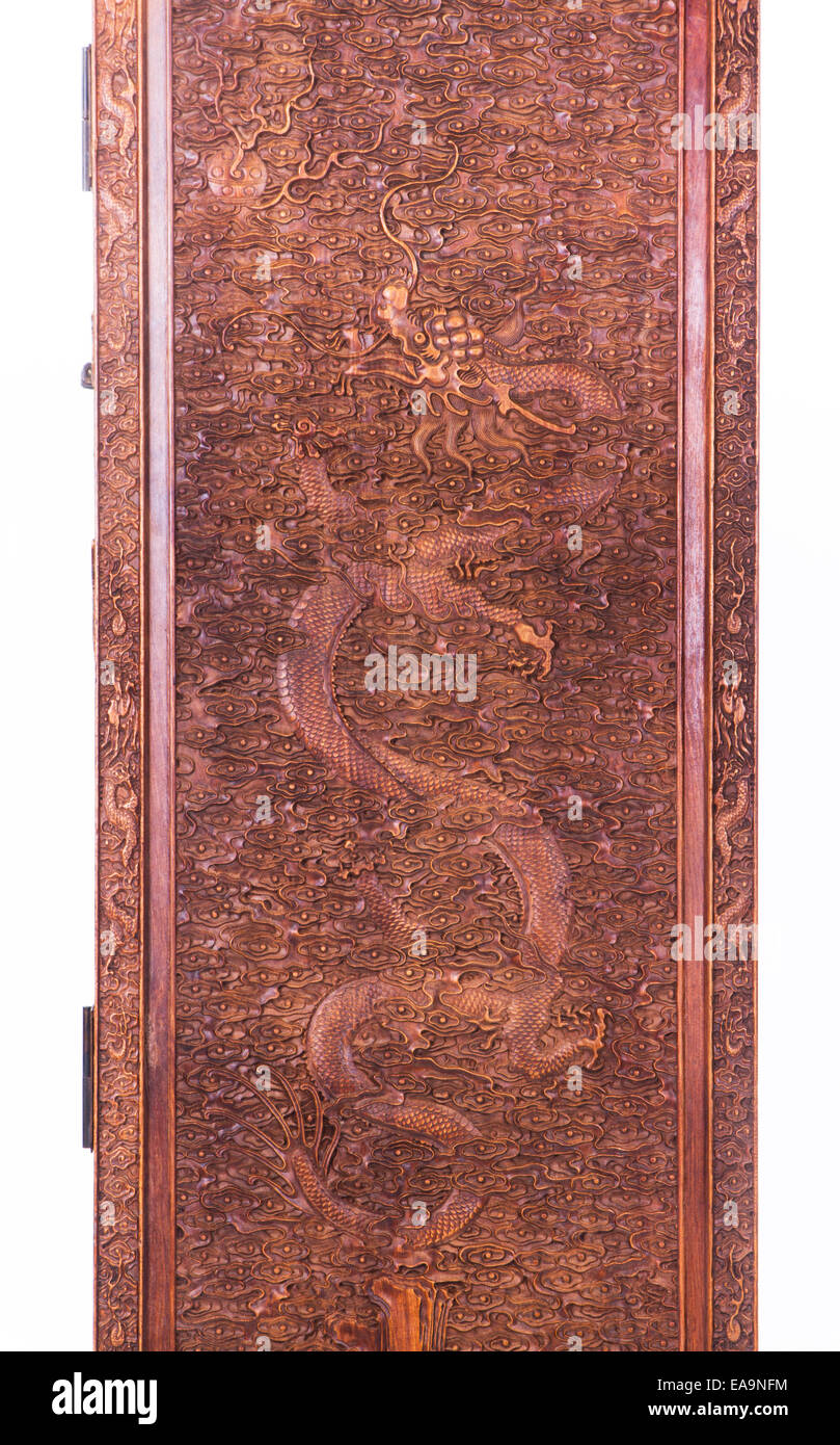 Pattern on antique furniture Stock Photo - Alamy