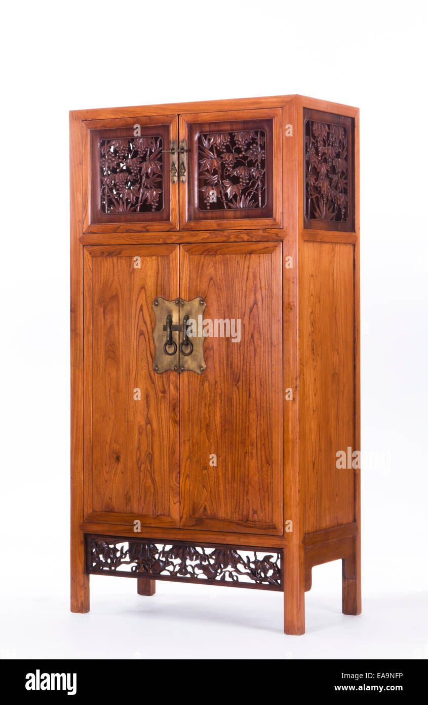 Antique Chinese cabinets Stock Photo - Alamy