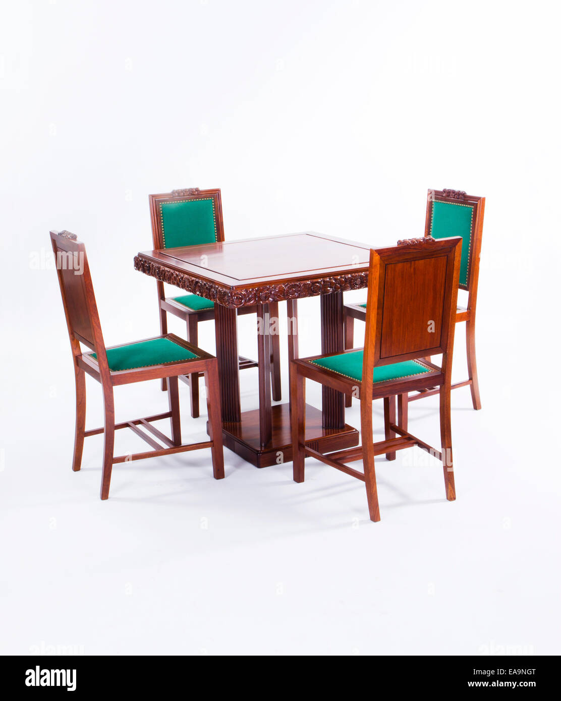 Classic Chinese table and chairs Stock Photo - Alamy