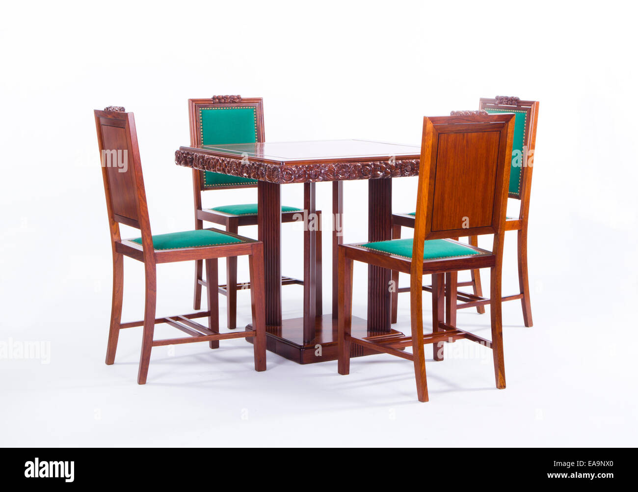 Antique Chinese table and chair Stock Photo - Alamy