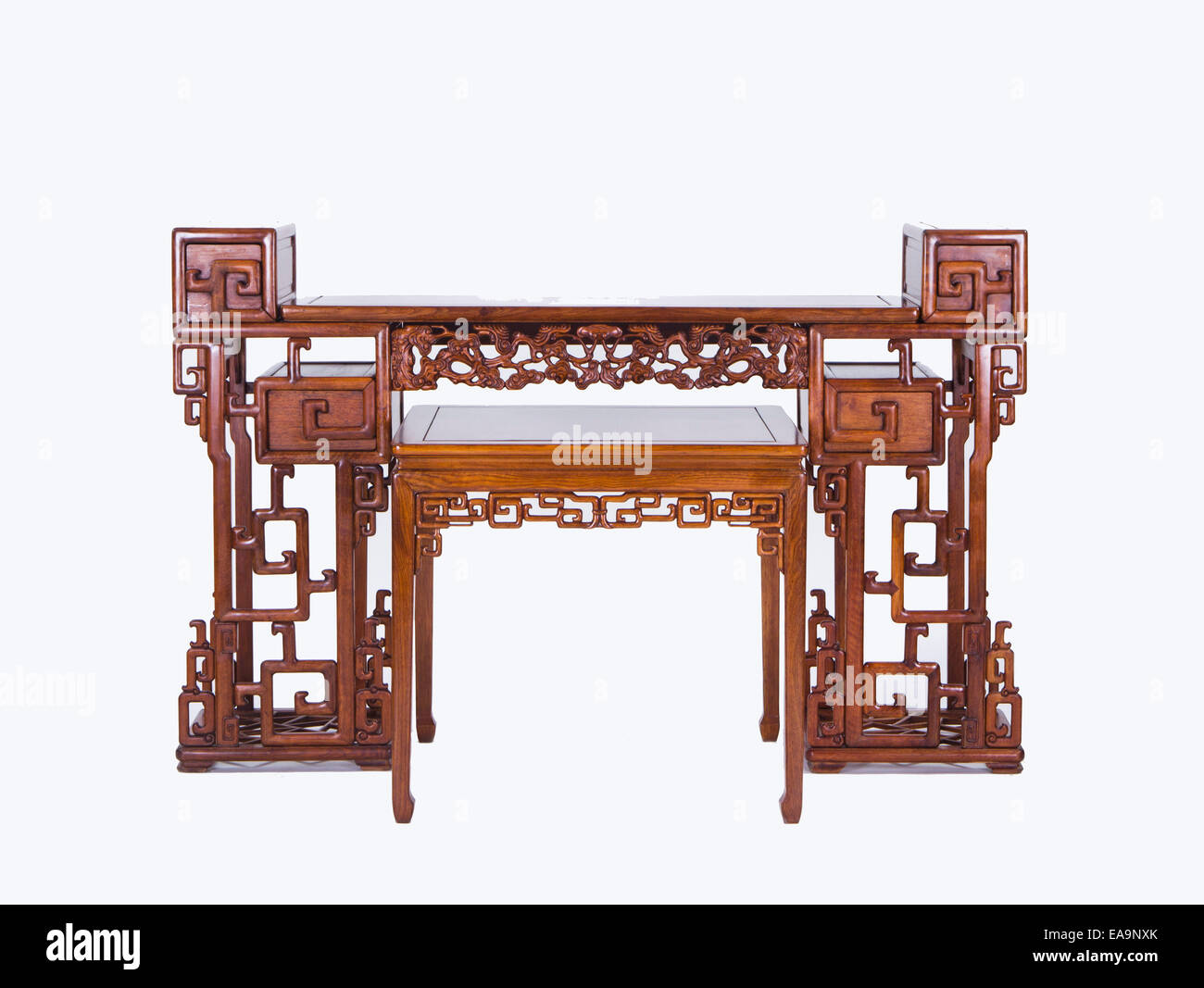 Antique Chinese table Stock Photo - Alamy