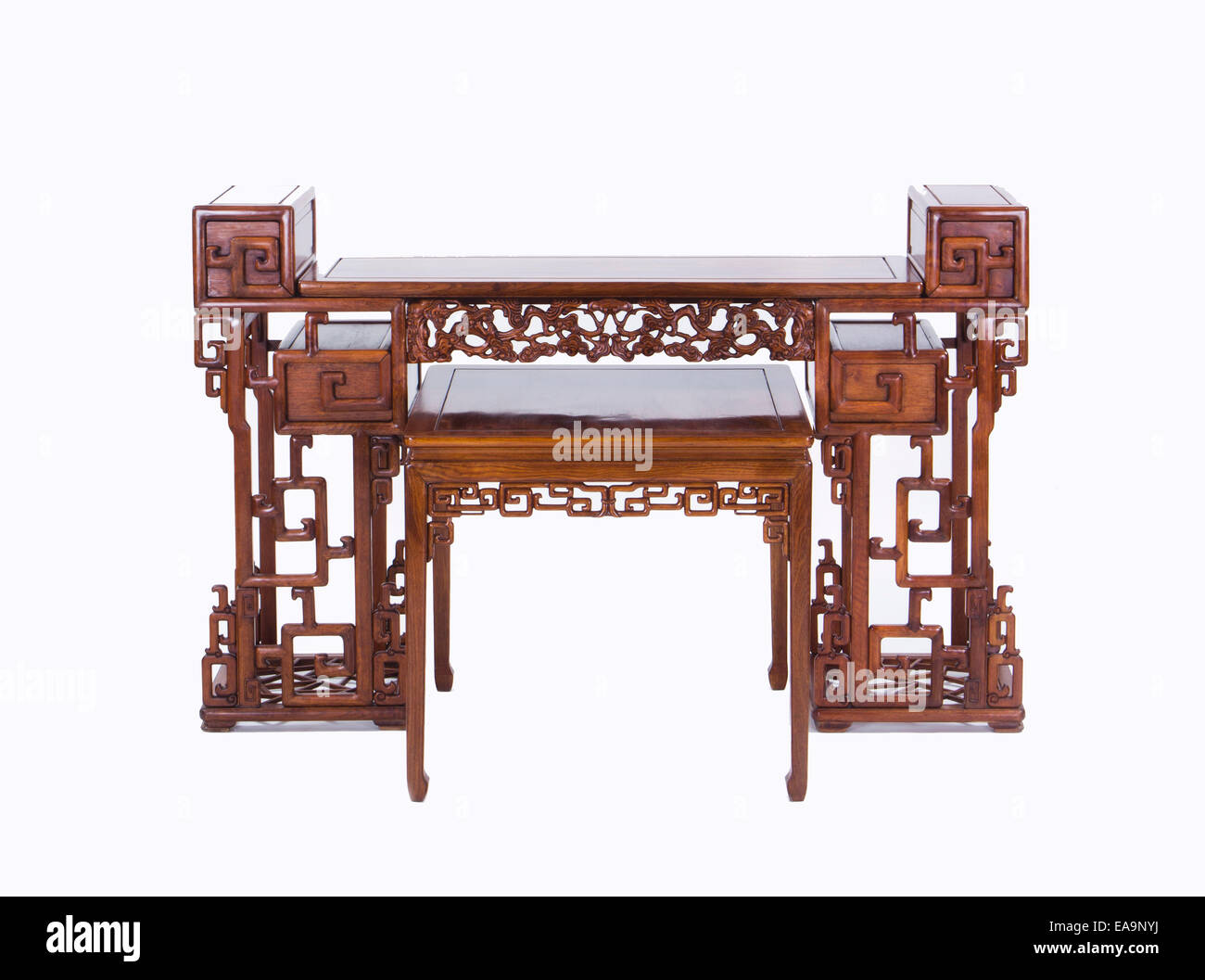 Antique Chinese table Stock Photo - Alamy