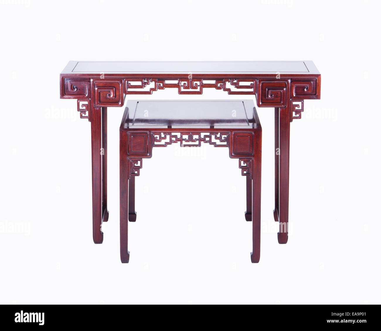 Antique Chinese table Stock Photo - Alamy