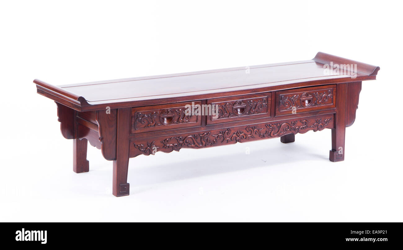 Antique Chinese table Stock Photo - Alamy
