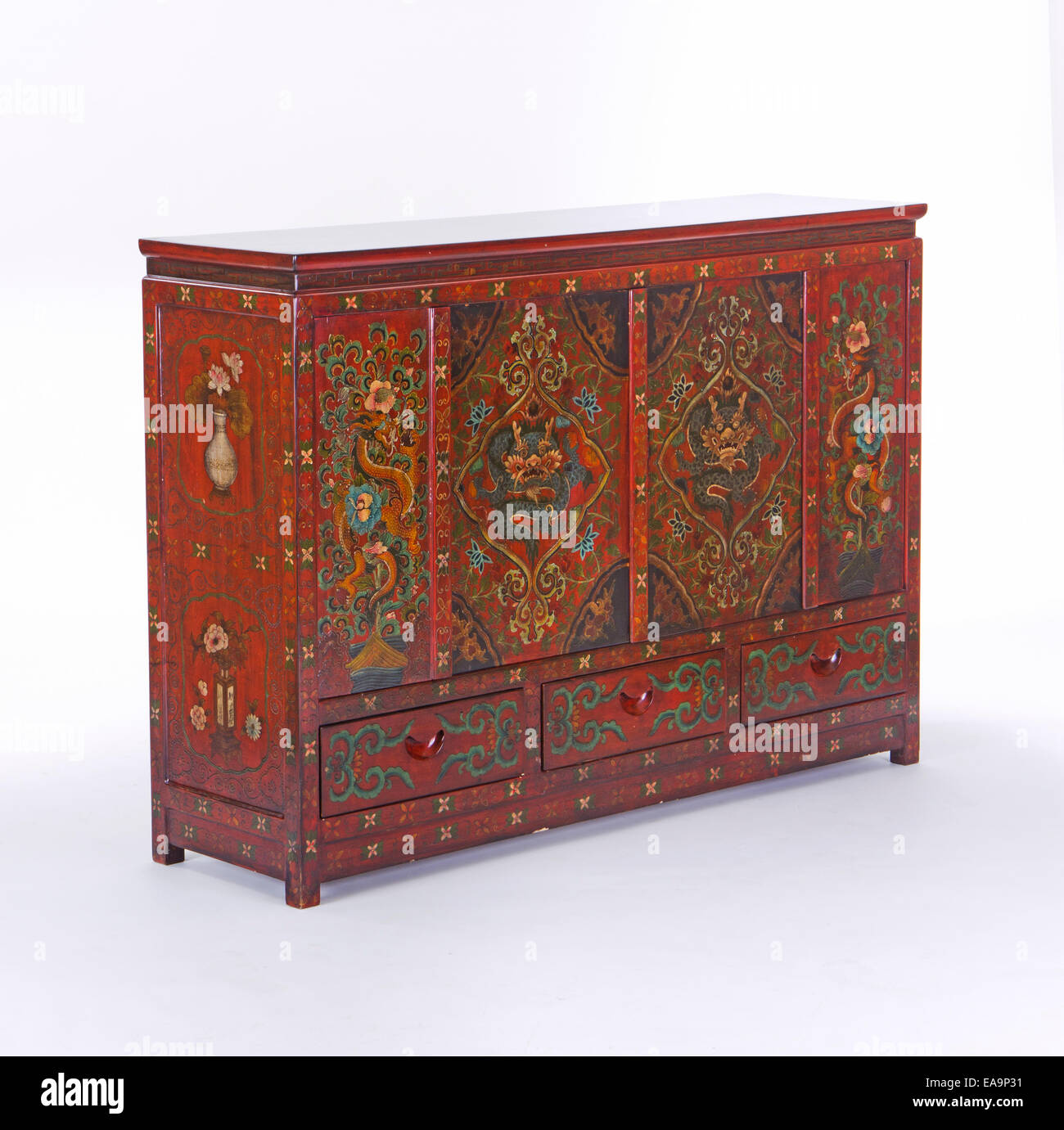 Antique Chinese cabinets Stock Photo - Alamy