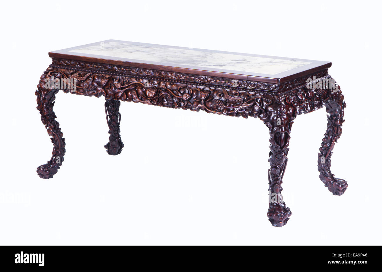 Antique Chinese table Stock Photo - Alamy