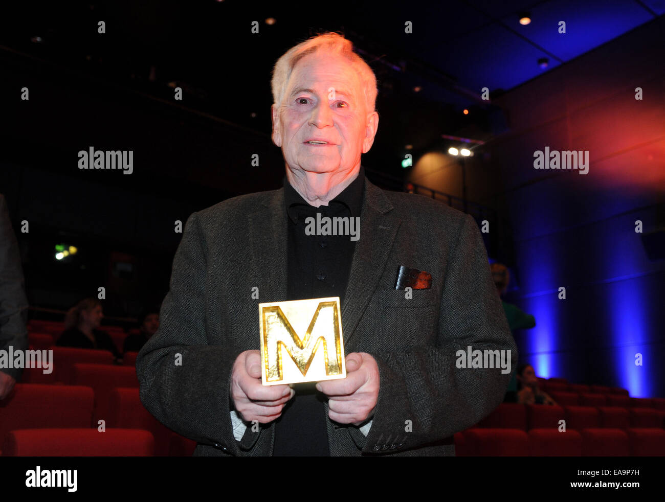 Munich, Germany. 09th Nov, 2014. Hungarian director István Szabó holds ...