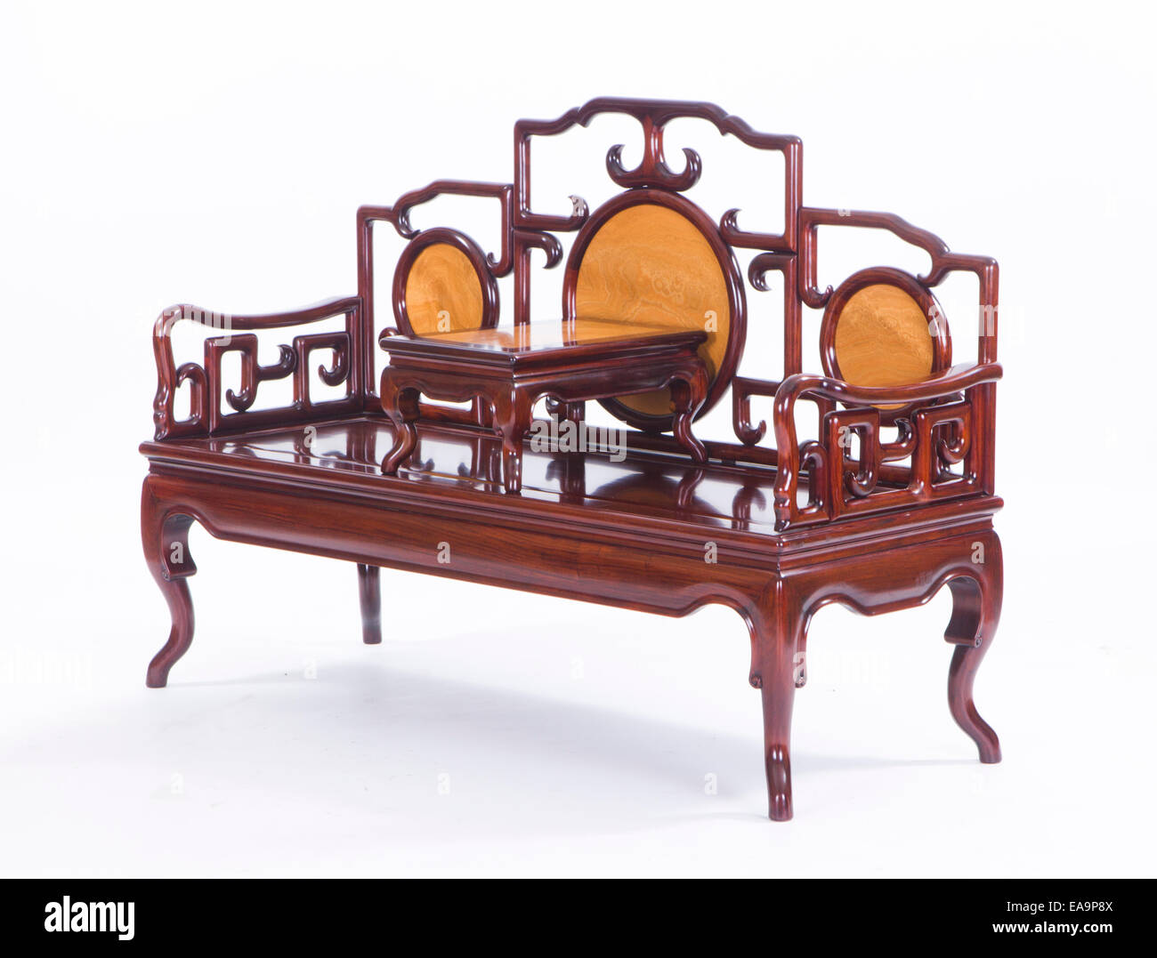 Antique Chinese couch Stock Photo - Alamy