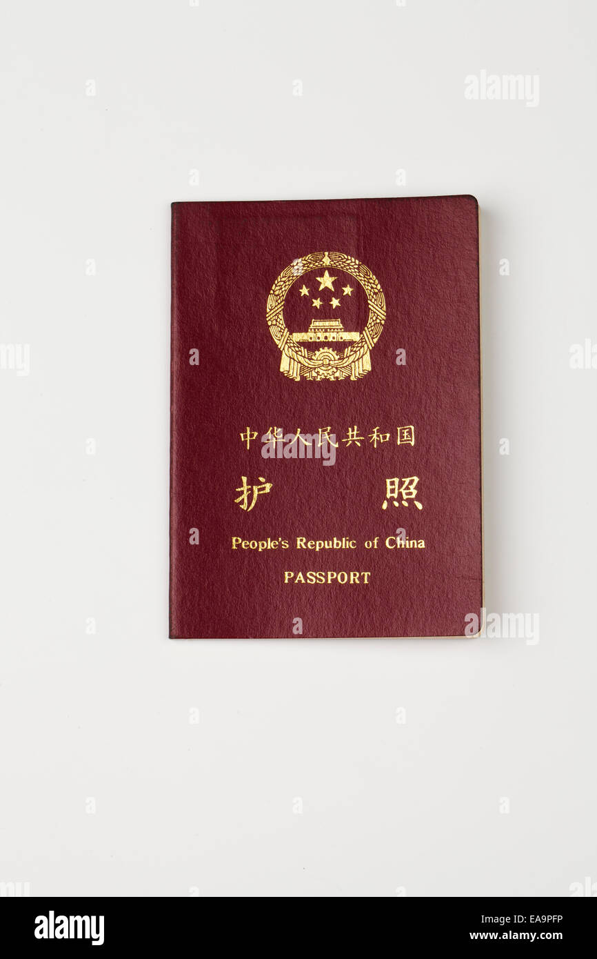 China passport hi-res stock photography and images - Alamy