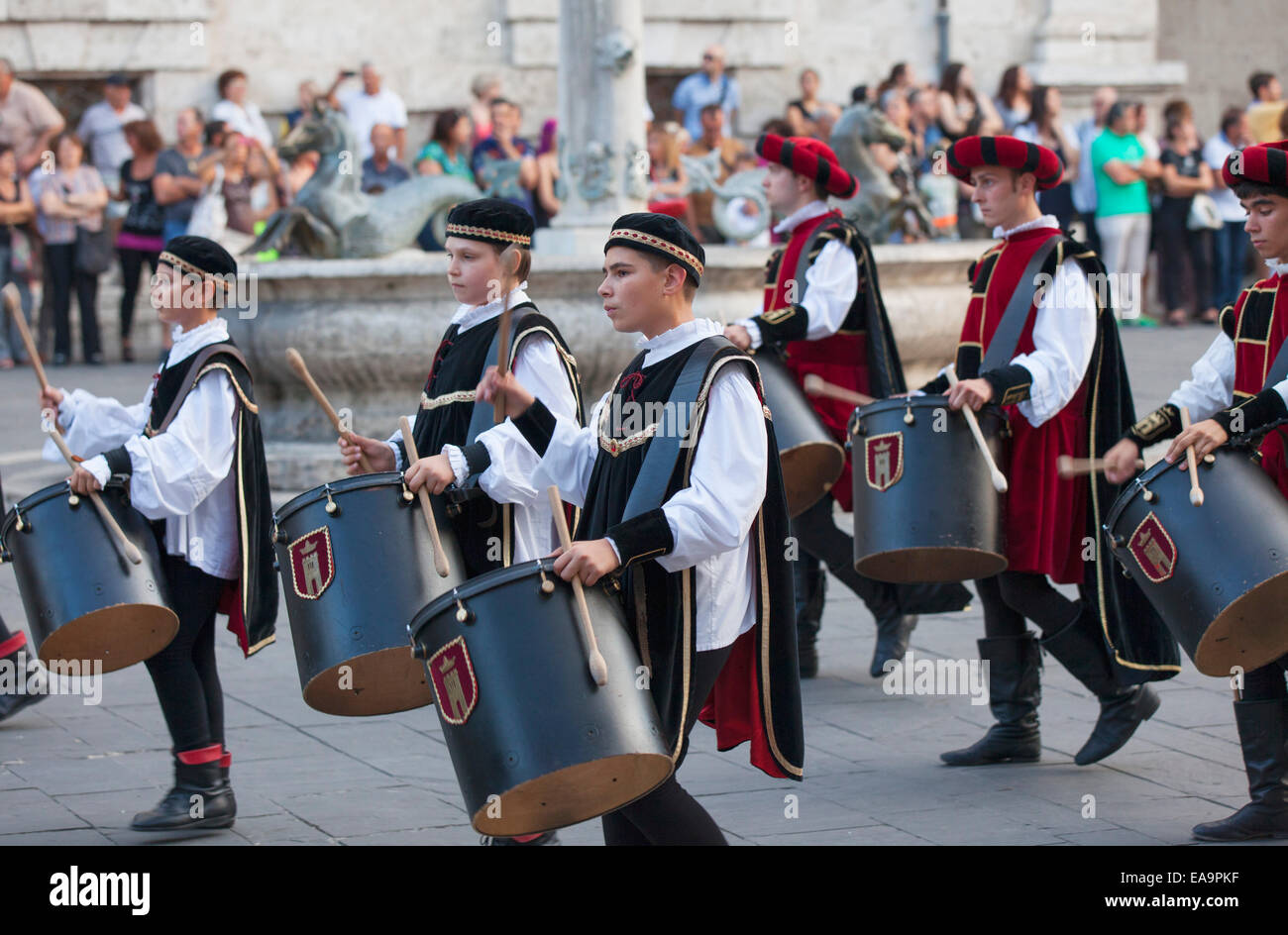 Drummer In Medieval Costume High Resolution Stock Photography and ...