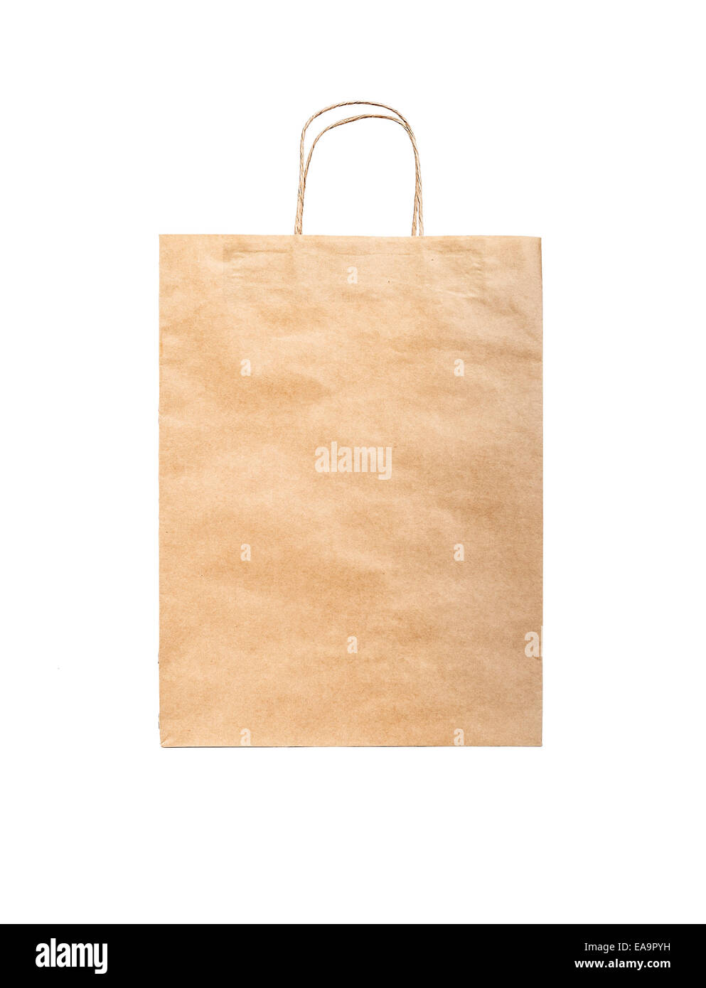 Paper bag isolated on a white background Stock Photo - Alamy
