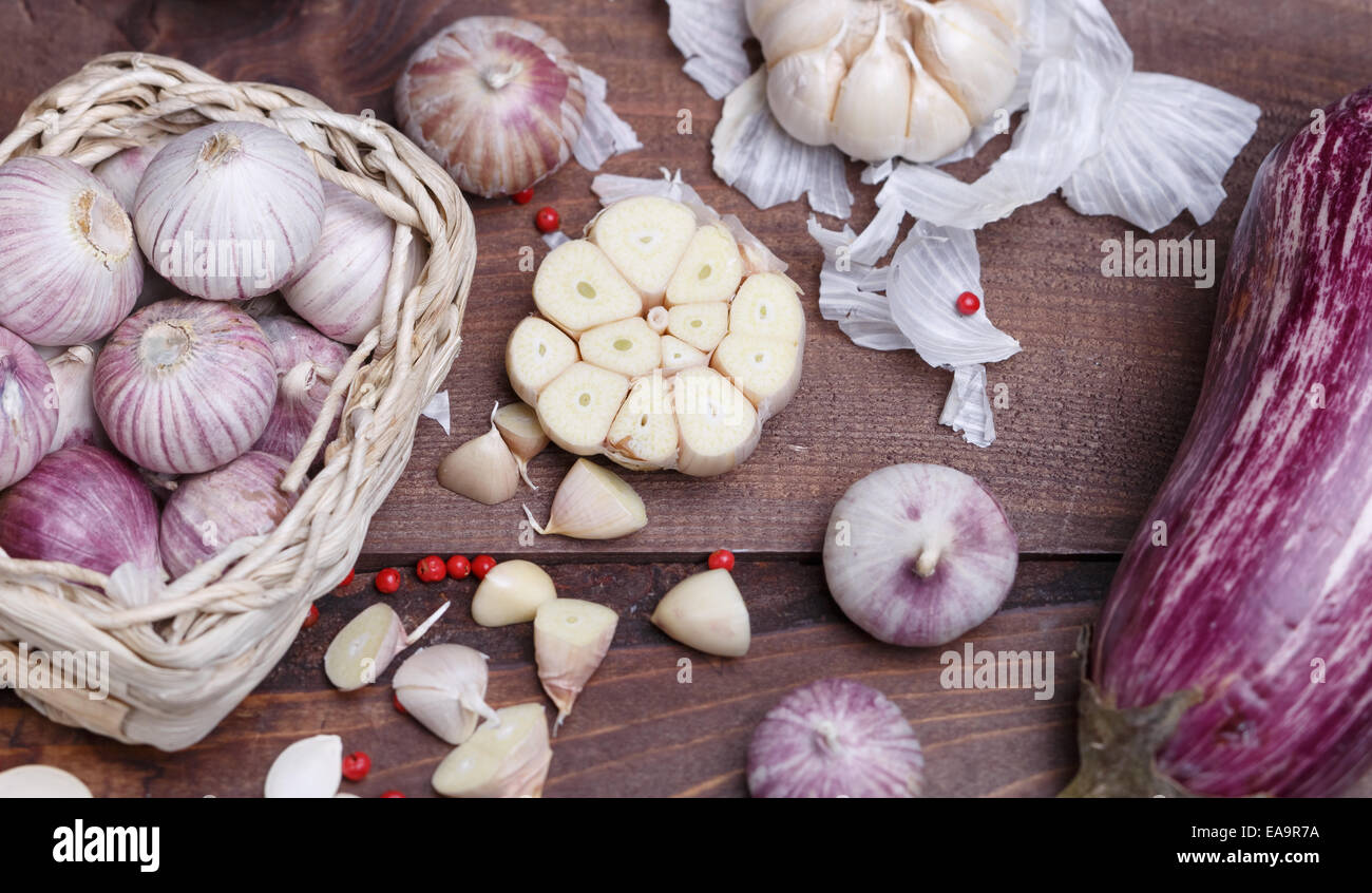 garlik and onions Stock Photo - Alamy