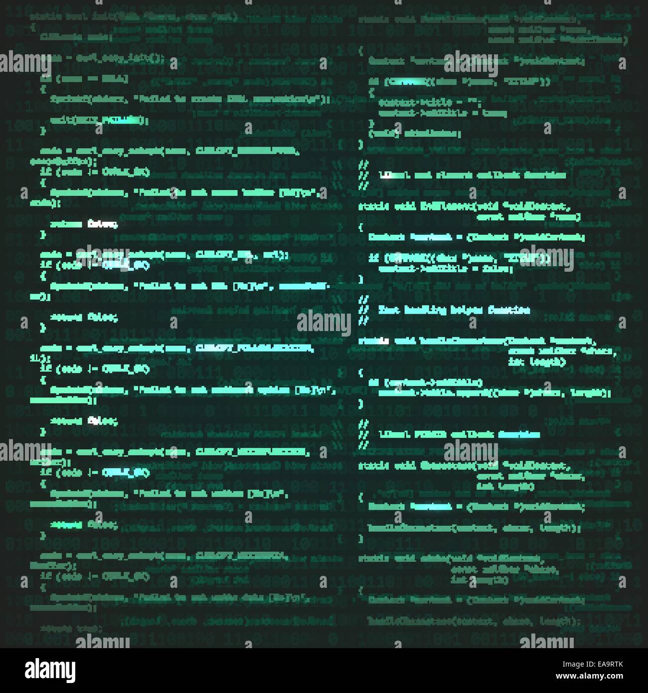Software engineering technology background concept vector illustration ...