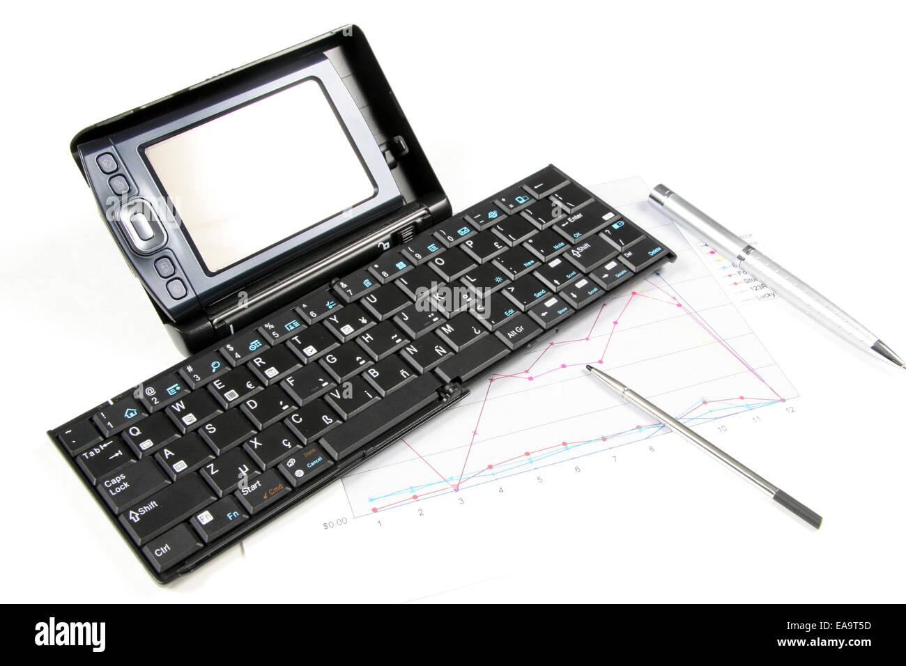 Black keyboard keys background with white letters Cut Out Stock Images ...