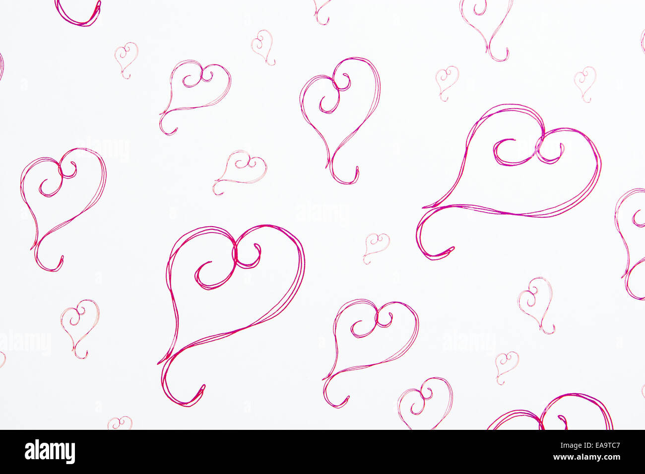 Stars hearts pattern Cut Out Stock Images & Pictures - Alamy