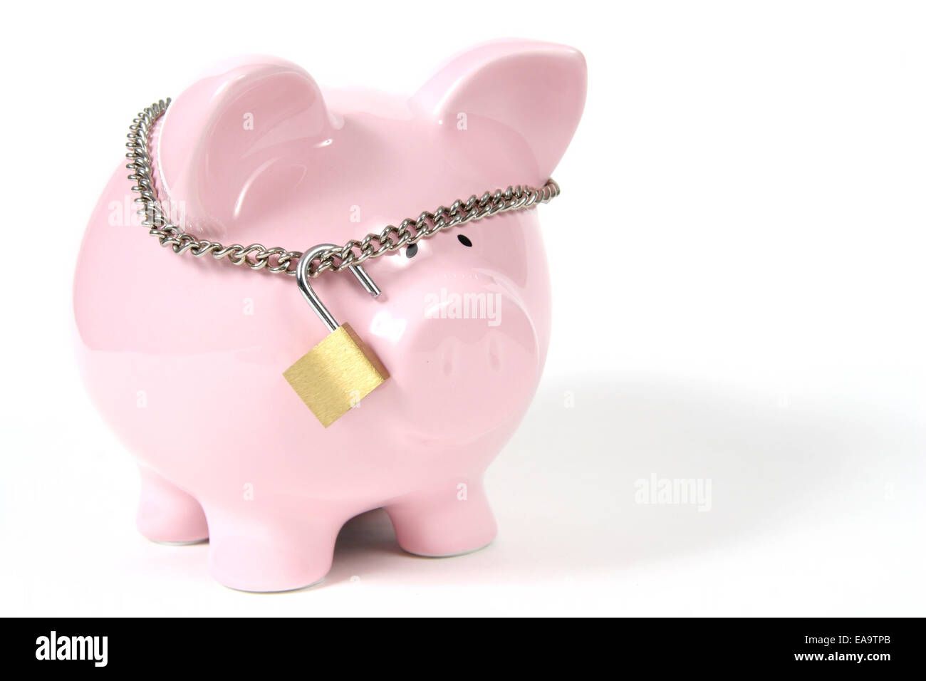 Locked piggy bank hi-res stock photography and images - Alamy