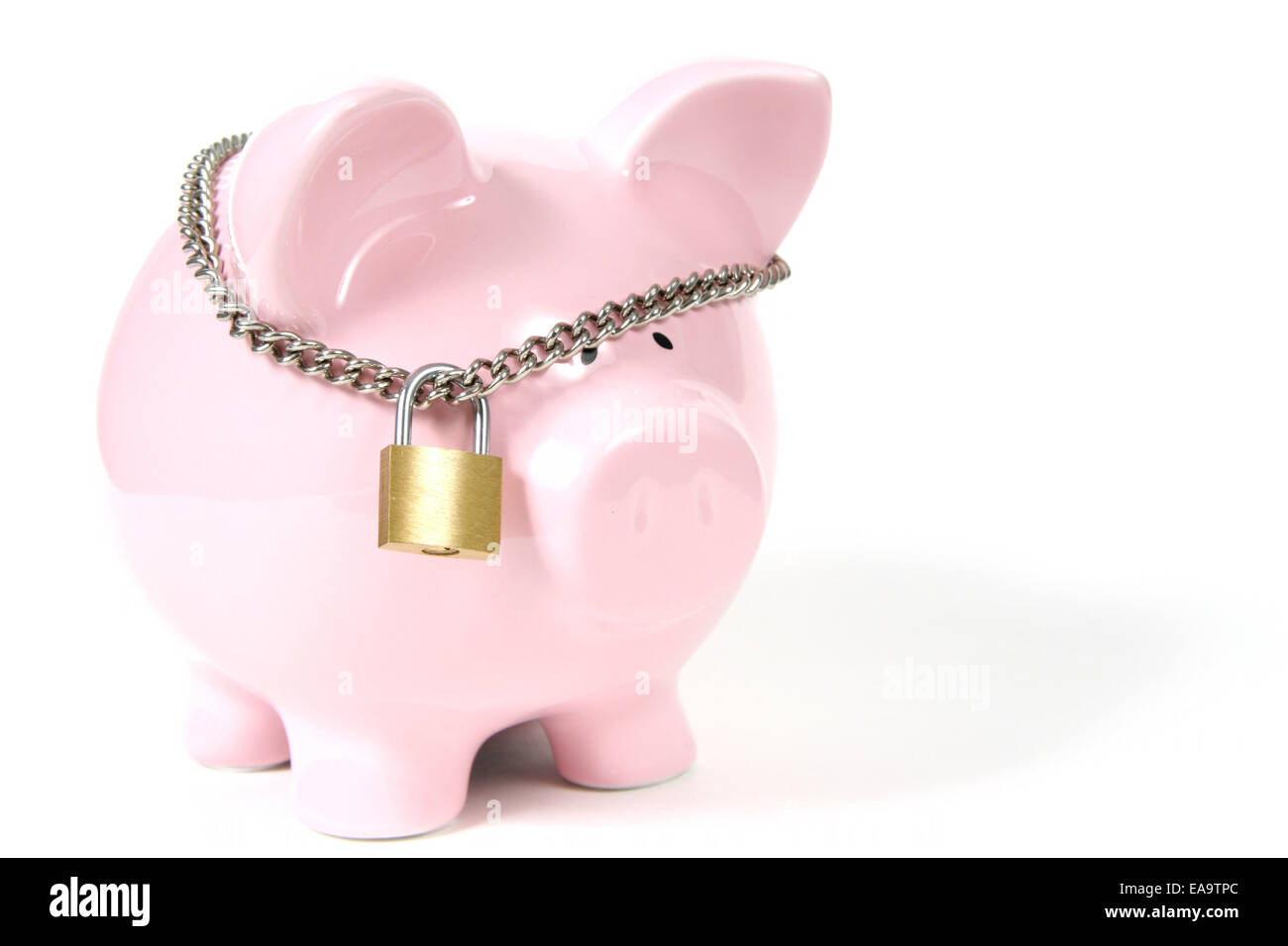 Bank account locked Cut Out Stock Images & Pictures - Alamy