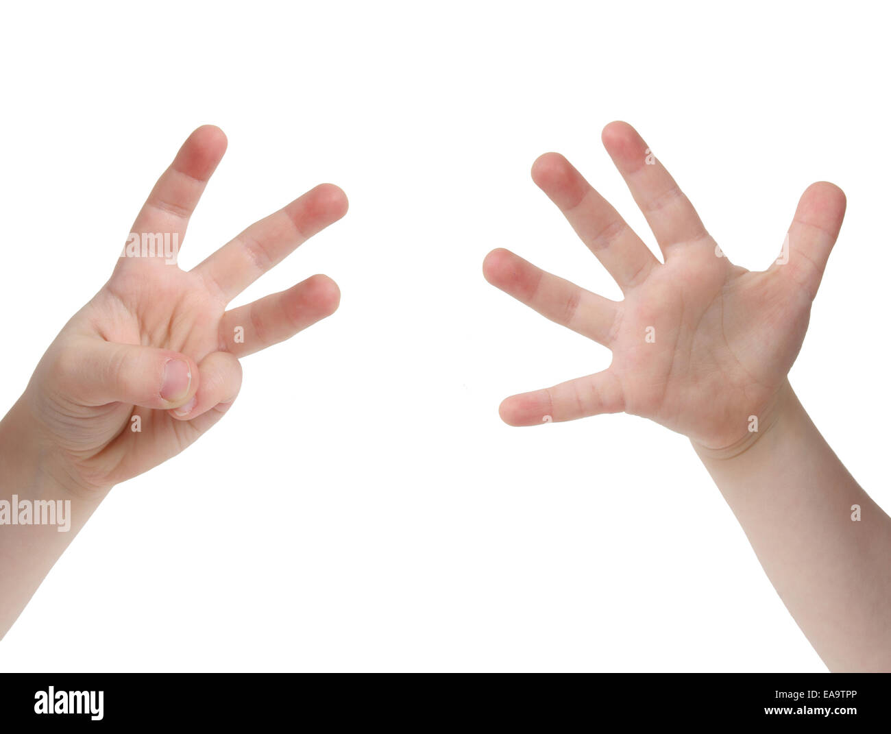 Nine finger hi-res stock photography and images - Alamy