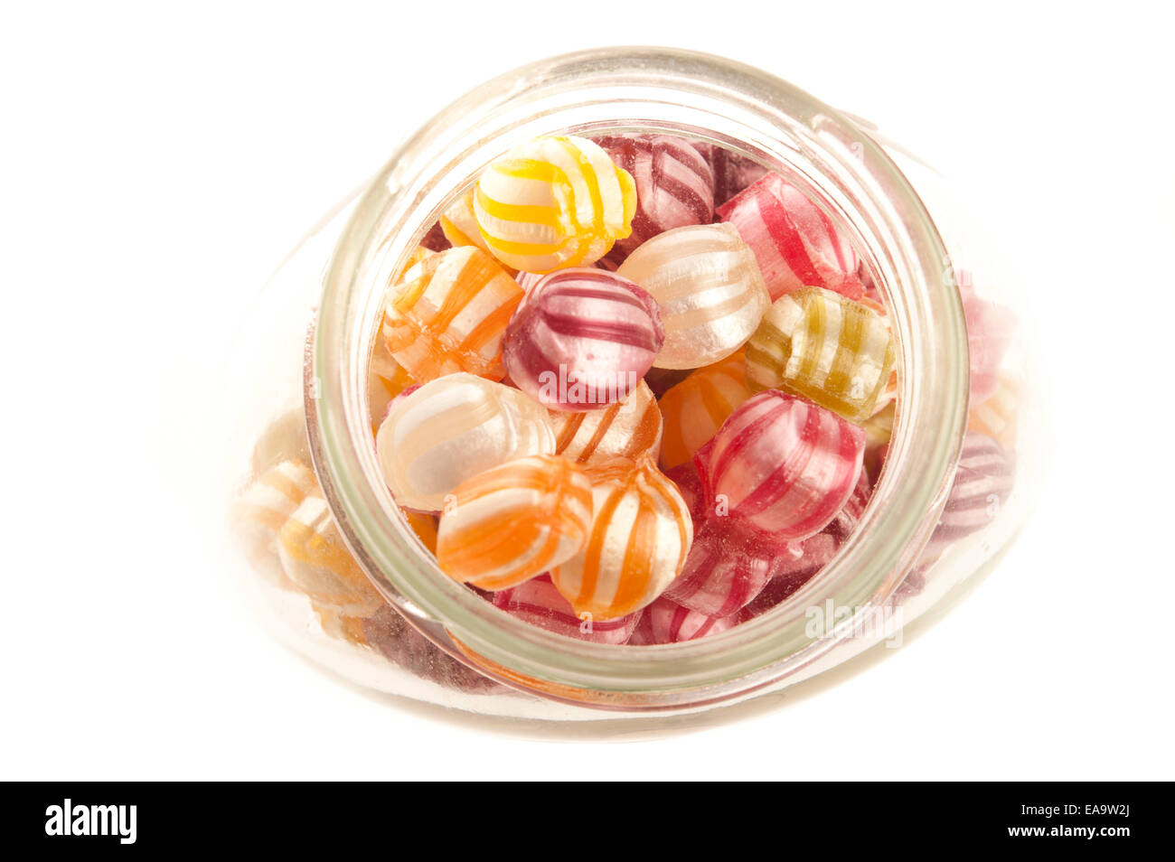 jar of fruit candies Mrs. Bridges Stock Photo - Alamy