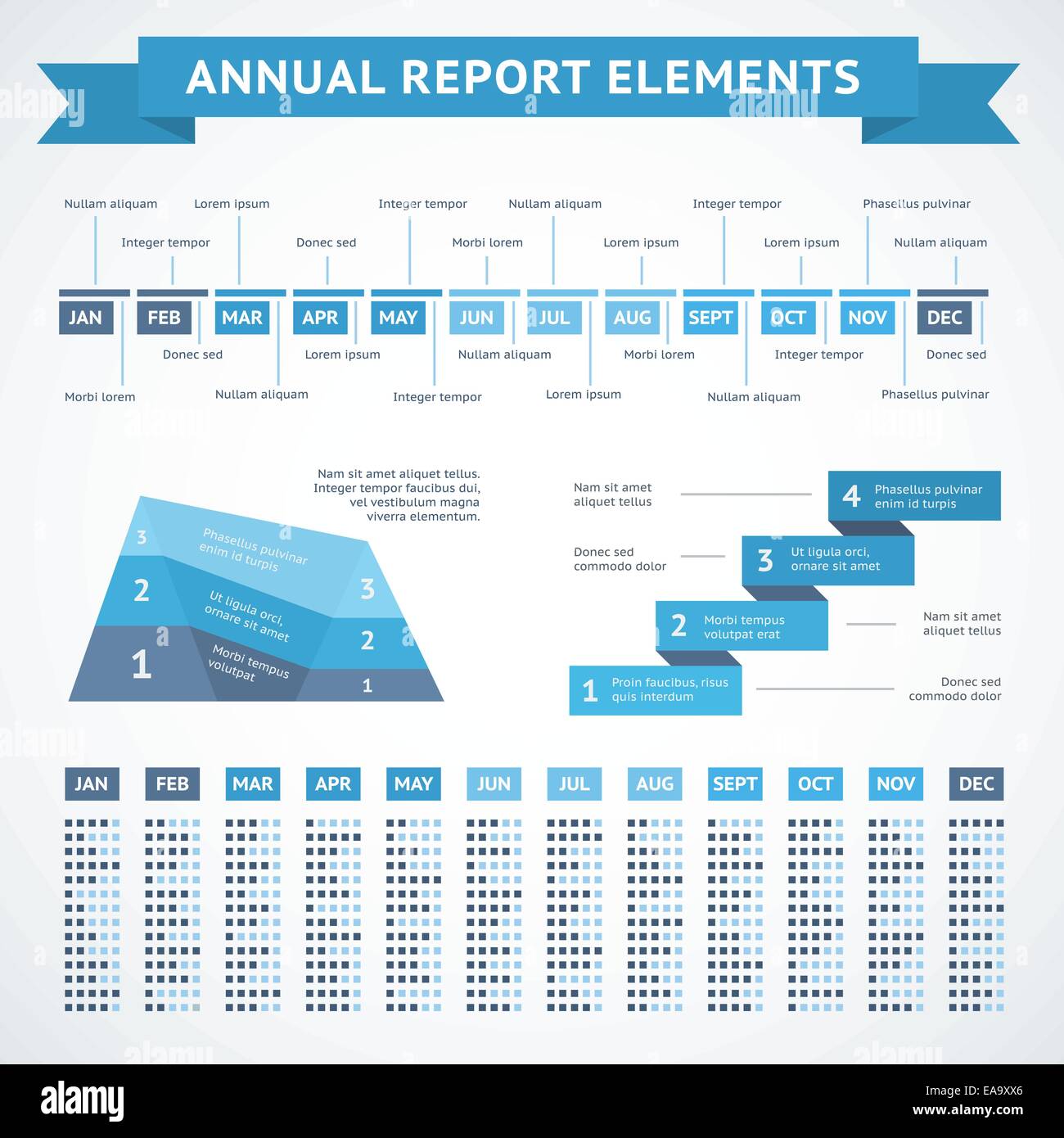 Presentation infographics charts for financial measures and annual ...