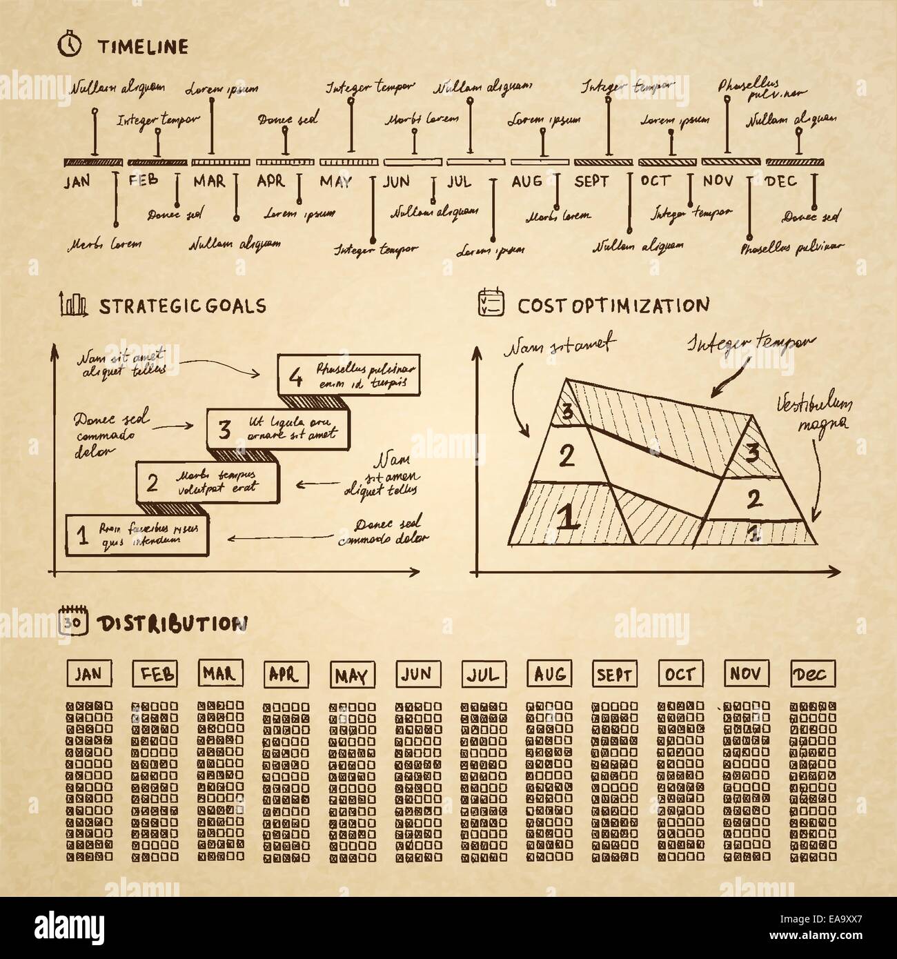 Doodle infographics Stock Vector Images - Alamy