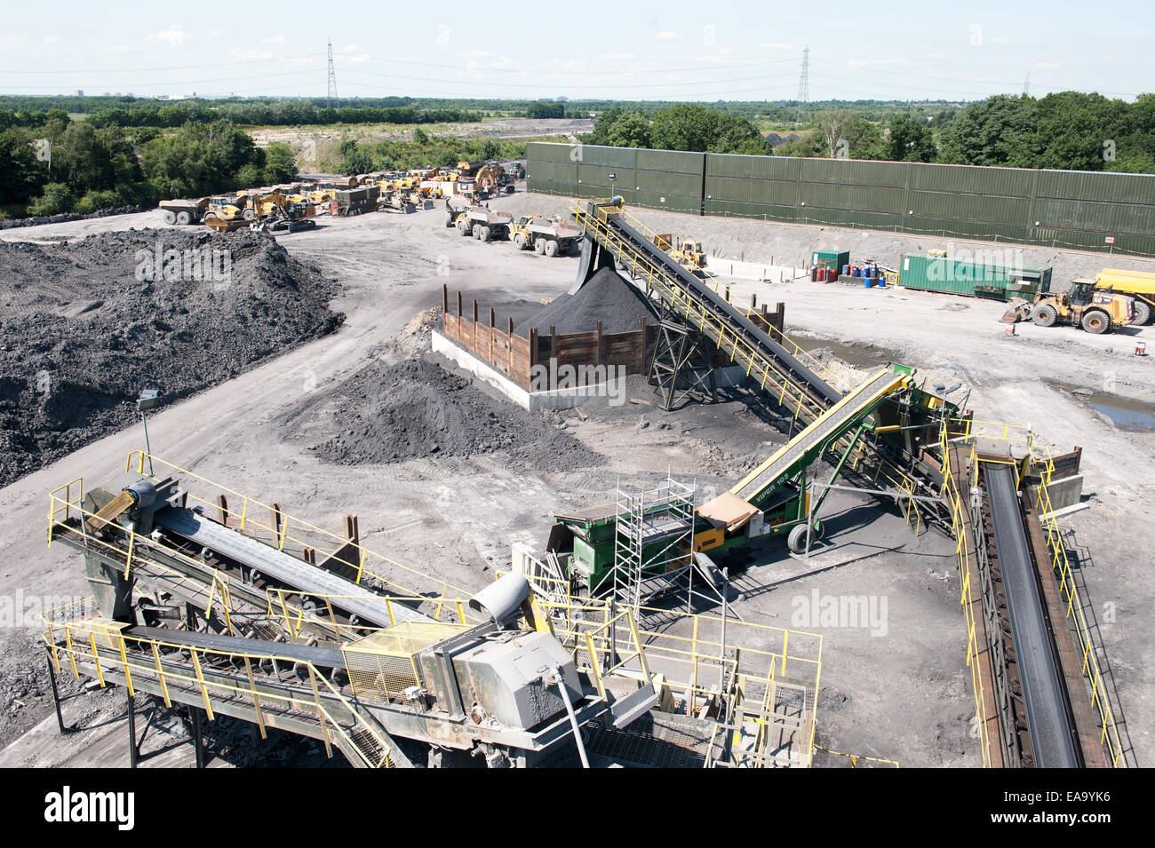 South Yorkshire Mining Community Stock Photo - Alamy